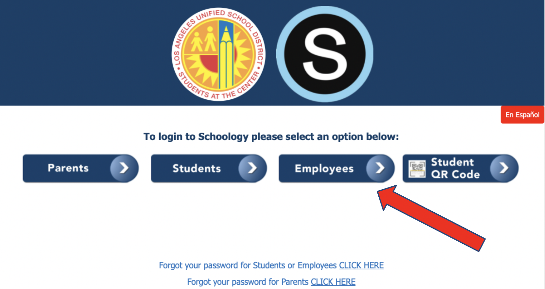 Logging into BookNook through Schoology for Designees
